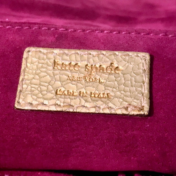 kate spade | Bags | Kate Spade Gold Metallic Large Satchel Bag | Poshmark